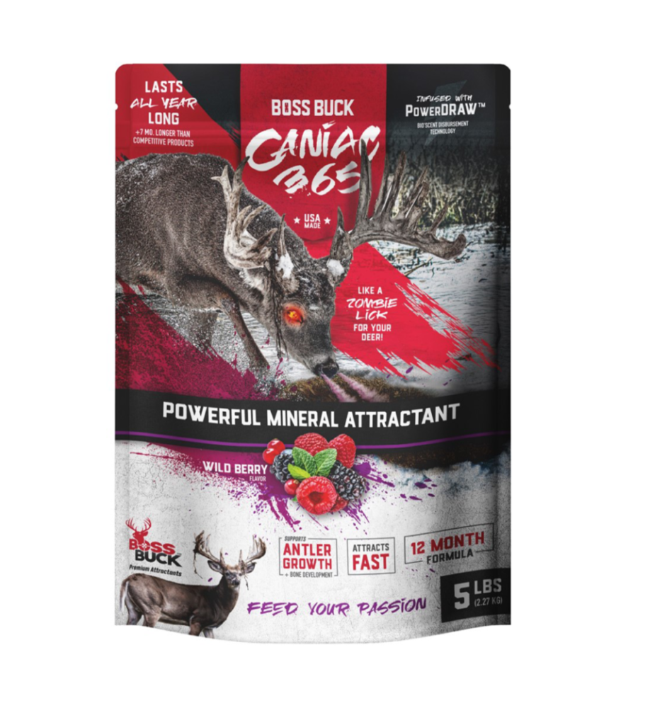 Wild Berry Caniac 365 Powder Attractant - Boss Buck